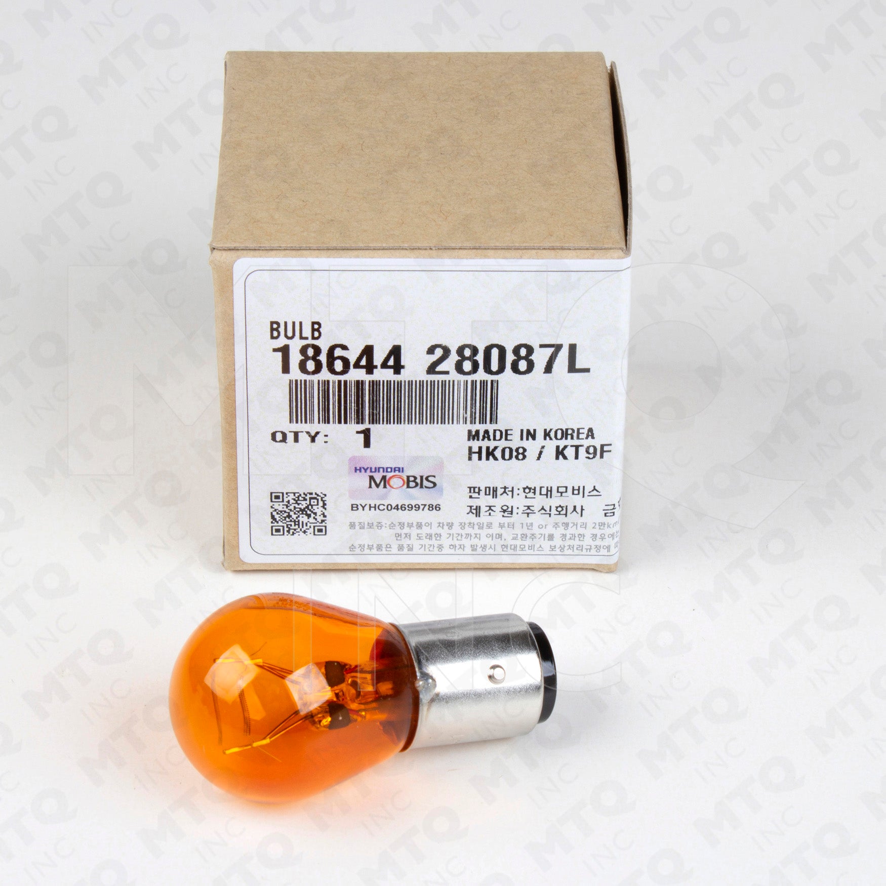 Genuine OEM Hyundai Kia Signal Lamp Bulb 18644-28087L - MTQ INC