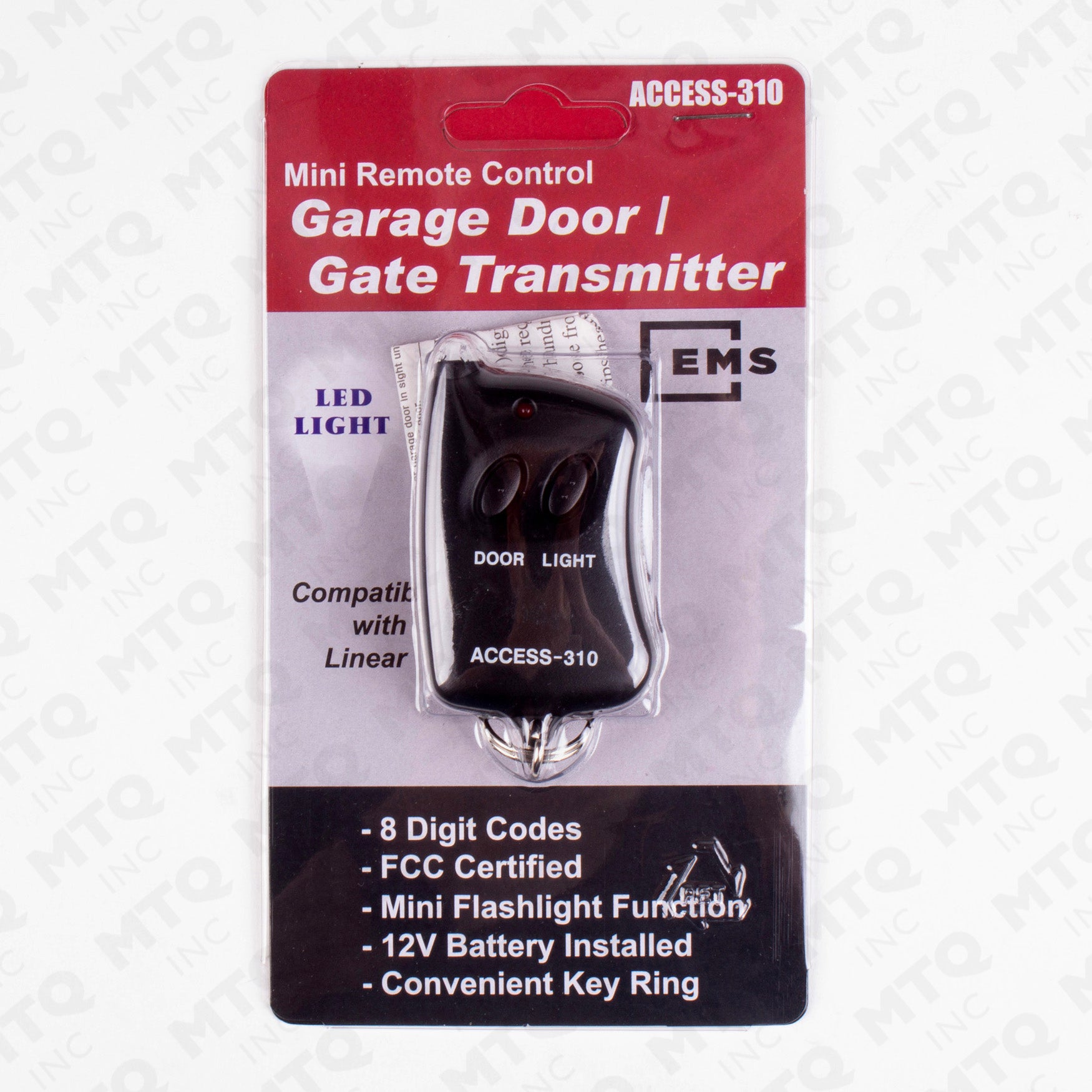 Access-310 Mini 8 Digit Codes Dip Switch Remote Garage Gate Opener Tra ...