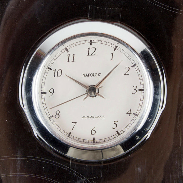 Napolex of Japan analog clock for car vehicle dashboard silver Fizz-88 ...