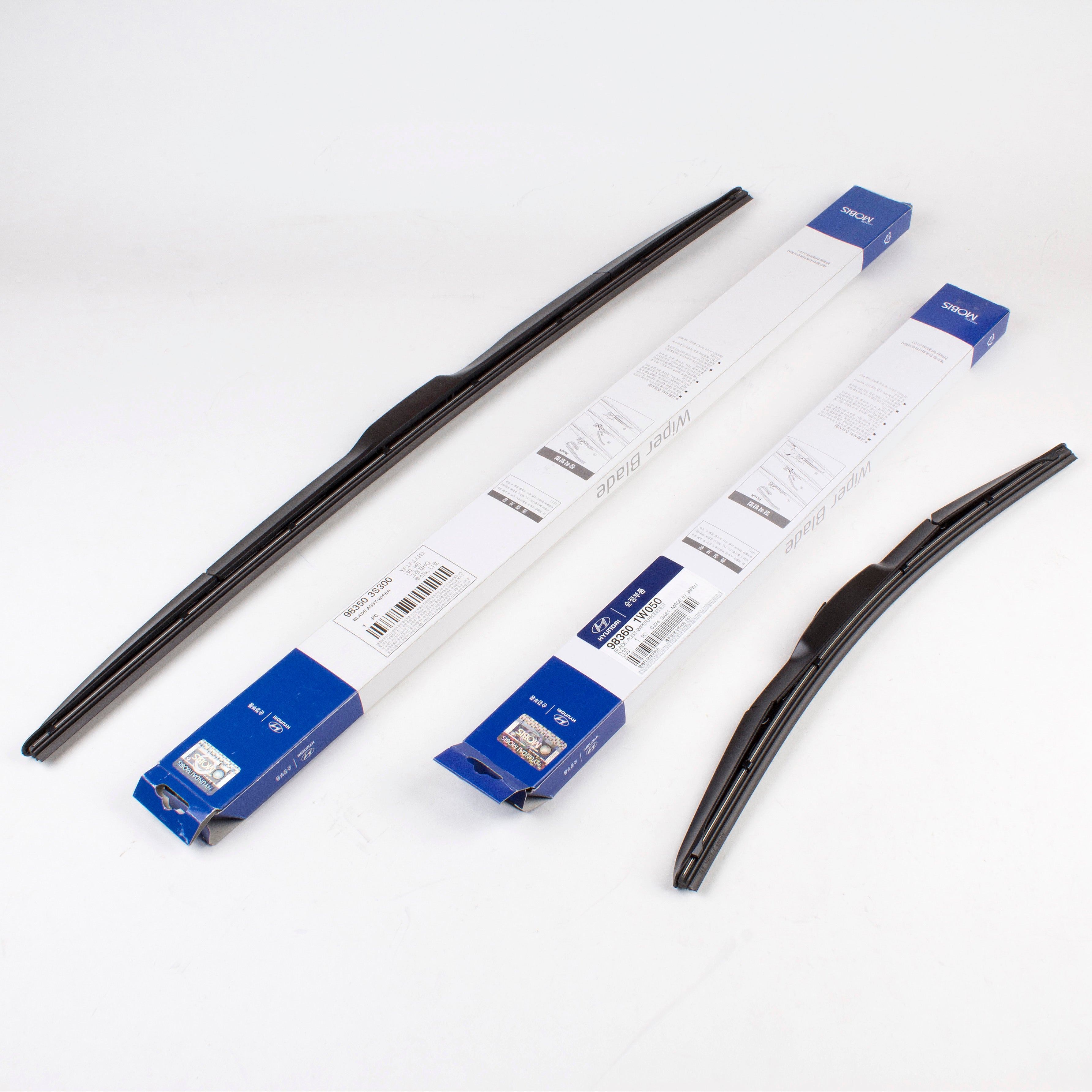Genuine OEM Hyundai Windshield Wiper Blades Set - 98350 3S300 & 98360 ...