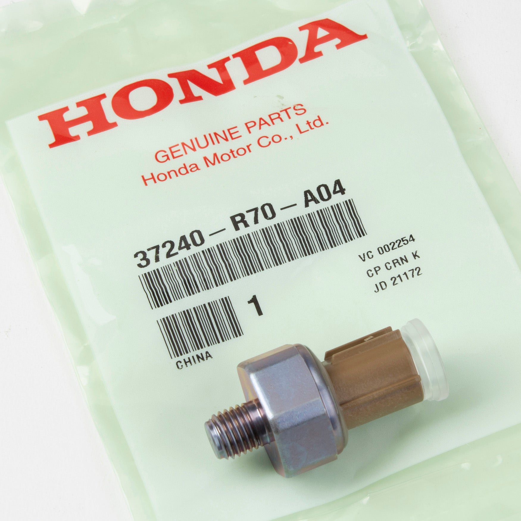 Genuine OEM VCM solenoid pressure switch 37240-R70-A04 - MTQ INC