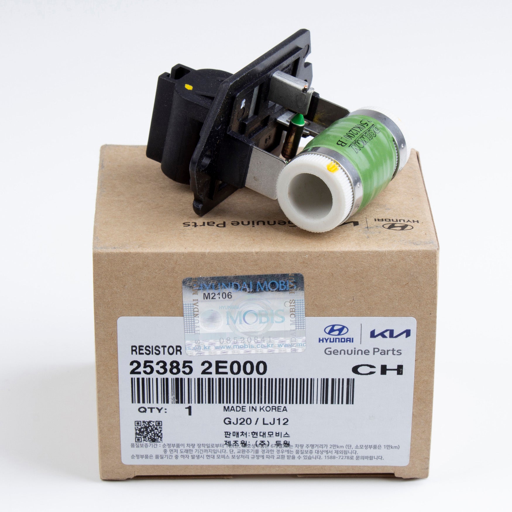 Genuine OEM Hyundai Kia Cooling Fan Resistor 25385-2E000 - MTQ INC