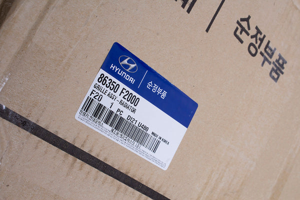 Genuine OEM Hyundai Elantra Grille (fits 2017-2018) 86350-F2000 - MTQ INC