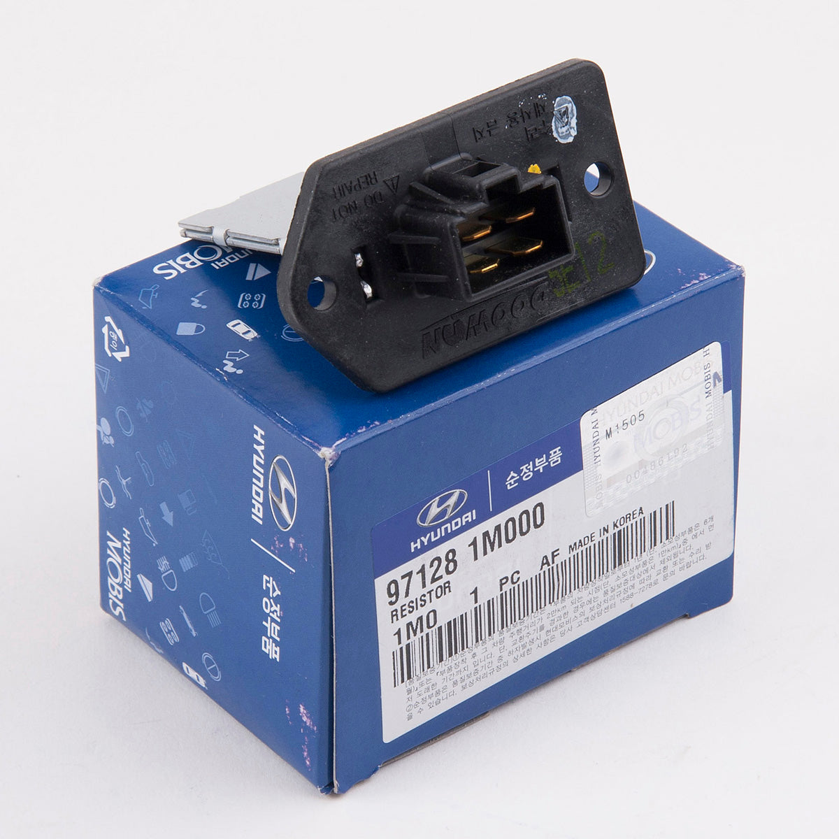 Genuine OEM Hyundai Kia Blower Motor-Resistor 97128-1M000 - MTQ INC