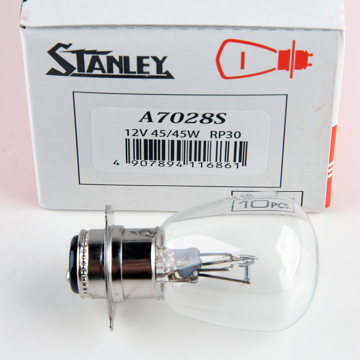 Stanley A7028S 12V 45/45W RP30 Clear Auto Bulb, Made in Japan Quantity ...